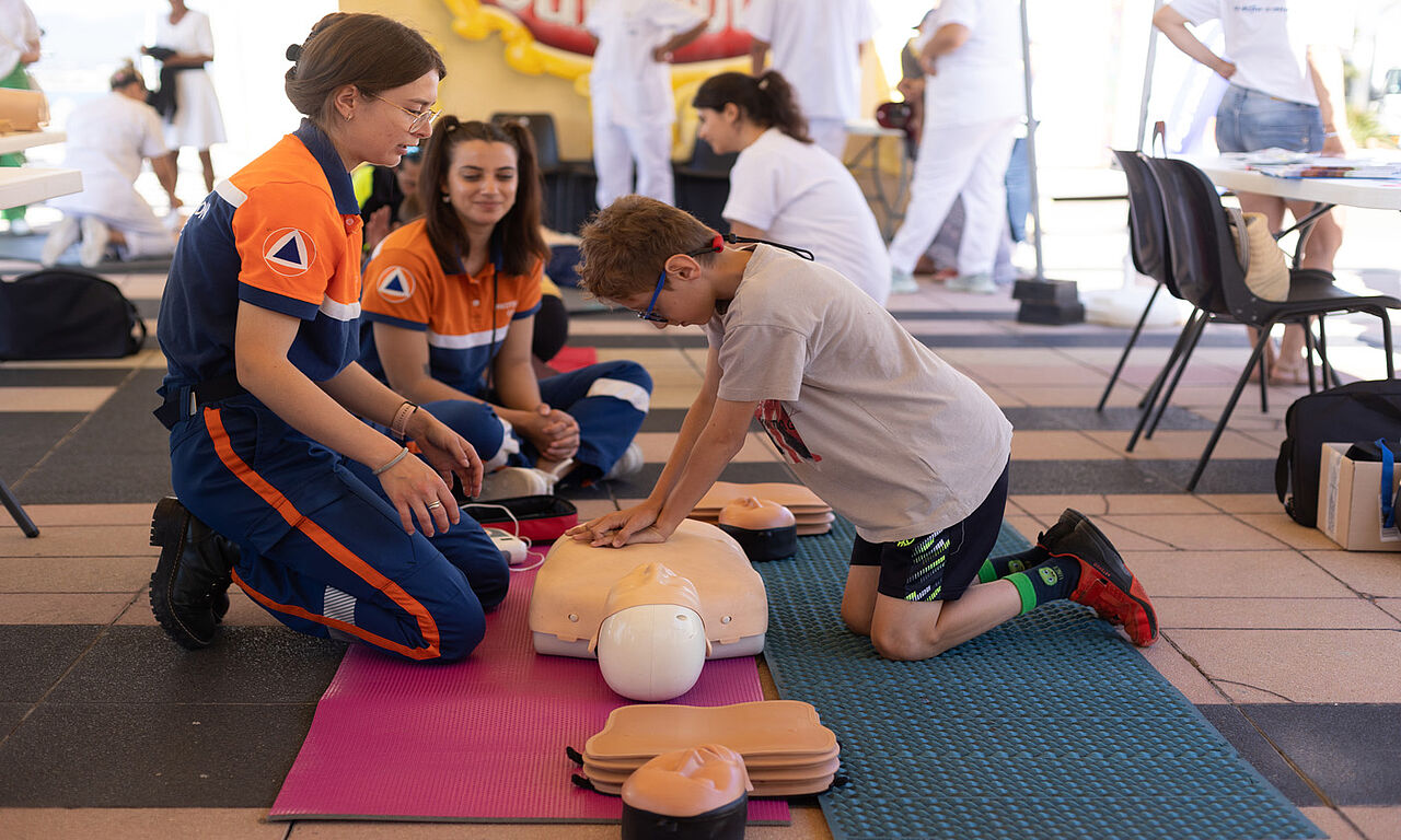 Belle affluence du public aux gestes qui sauvent - Ville de Saint-Raphaël