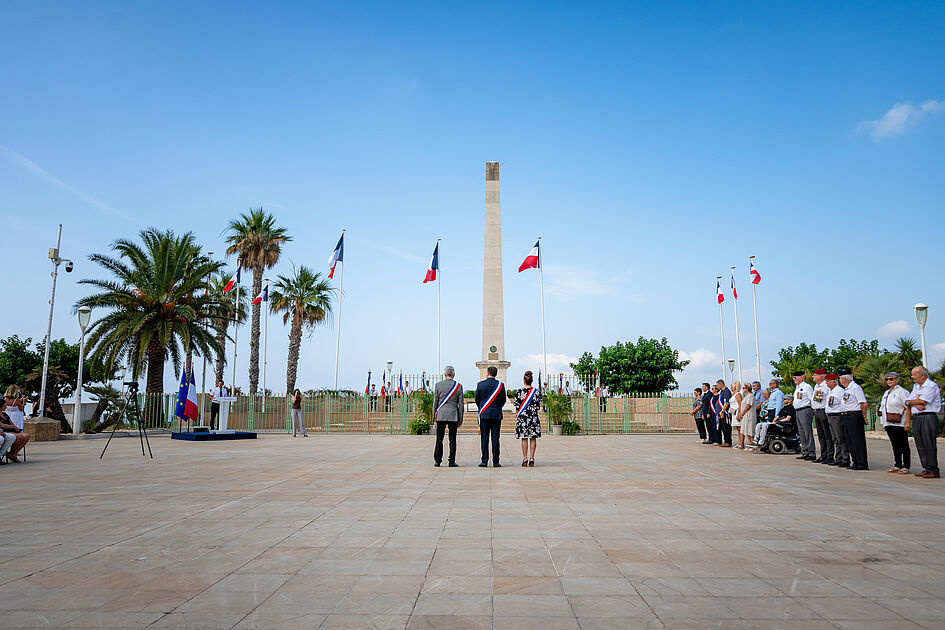 La Ville a commémoré les 63 ans du massacre d’Oran - Ville de Saint-Raphaël