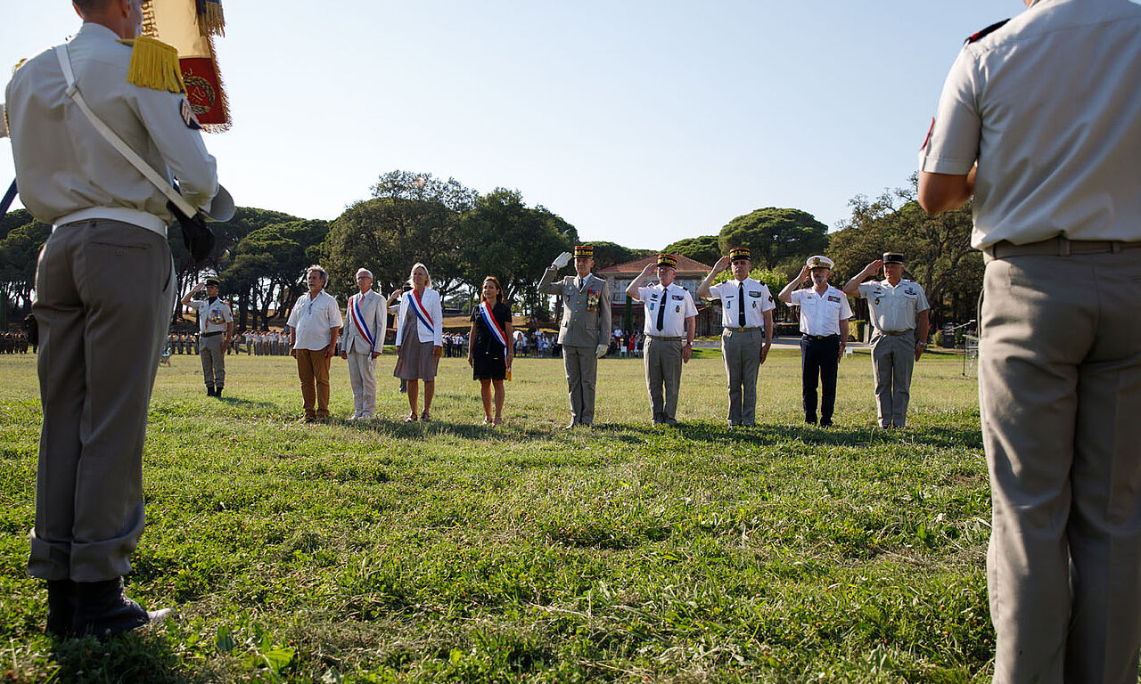 Un nouveau chef de corps au 21e RIMa - Ville de Saint-Raphaël