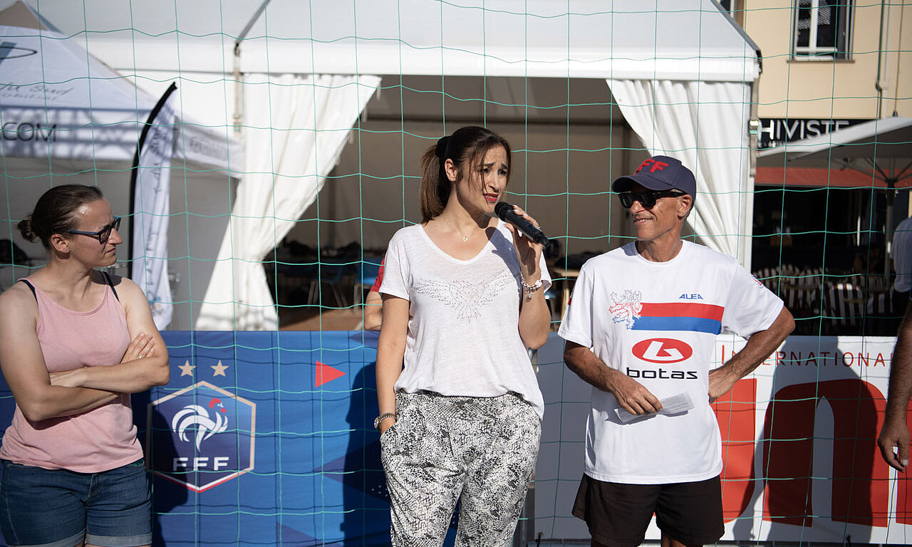 Le Futnet fait son show place Coullet - Ville de Saint-Raphaël