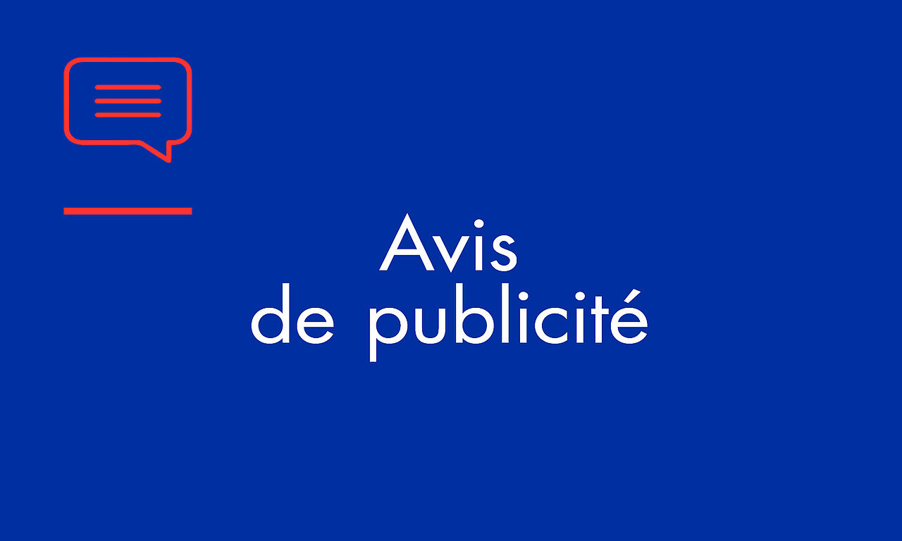 Avis de publicité : autorisation d’occupation d’un local partagé ...