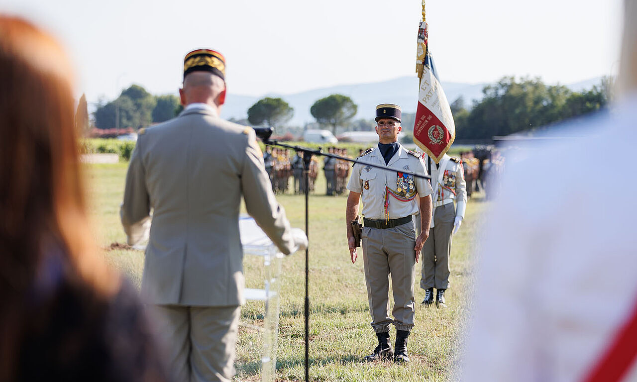 Un nouveau chef de corps au 21e RIMa - Ville de Saint-Raphaël