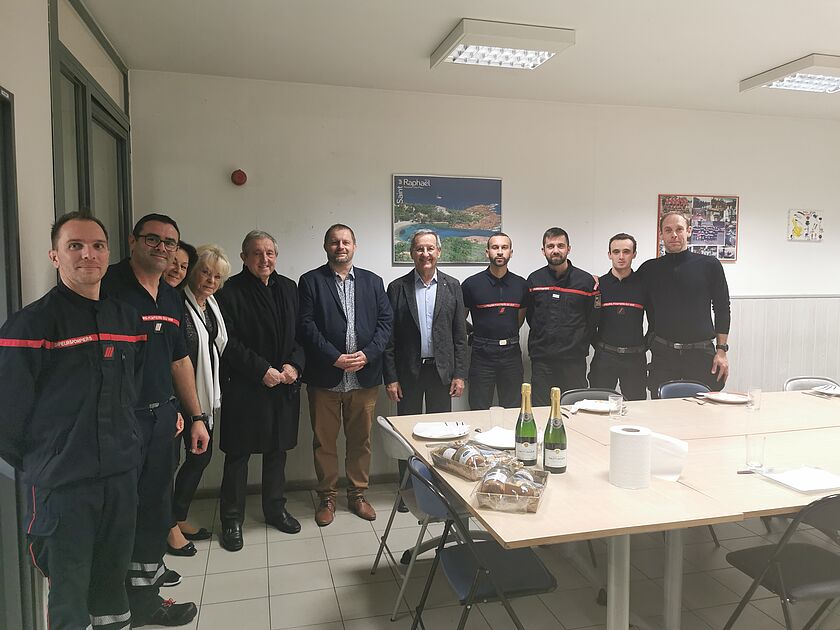 Les services de secours remerciés par la Ville - Ville de Saint-Raphaël