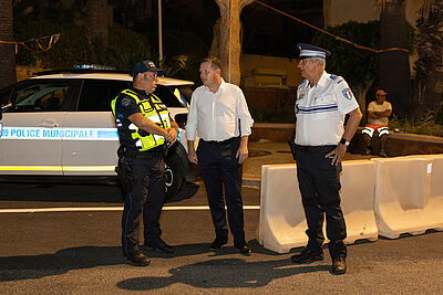 Visite du Maire aux agents de la Police Municipale : un engagement ...