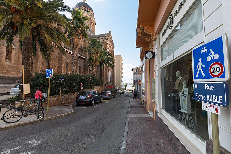 La rue Pierre Aublé - Ville de Saint-Raphaël